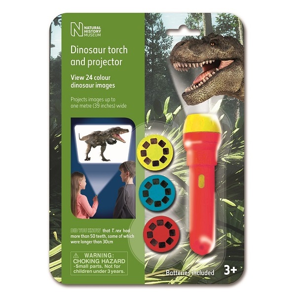 Natural History Museum Dinosaur Torch and Projector – Brainstorm Ltd
