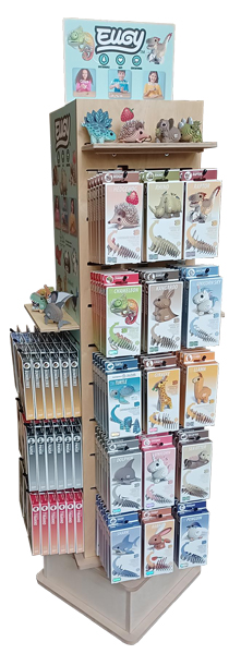 EUGY floor display unit - FSC certified - Brainstorm Ltd