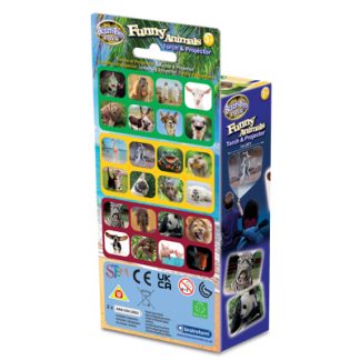 Funny Animals Torch and Projector - Brainstorm Ltd