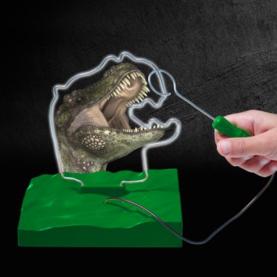 Natural History Museum 2 in 1 T rex Buzz Wire - Brainstorm Ltd