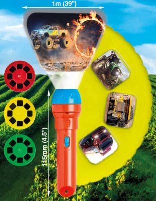 Tractor and Truck Torch and Projector - Brainstorm Ltd